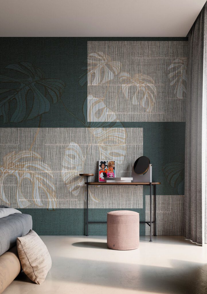 Maple leaf design wallpaper - Basilia Instabilelab